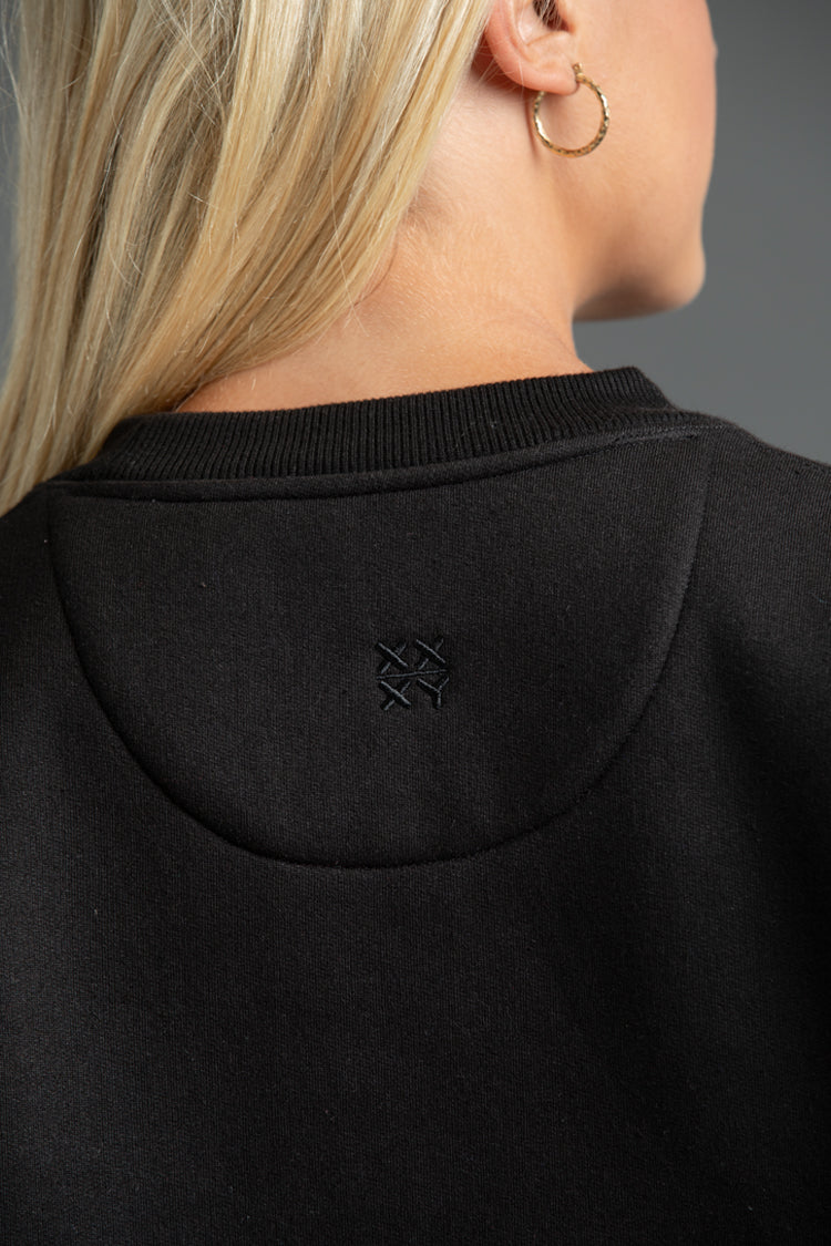 Women's Fearless Fleece Crew with Logo | XX-XY Athletics
