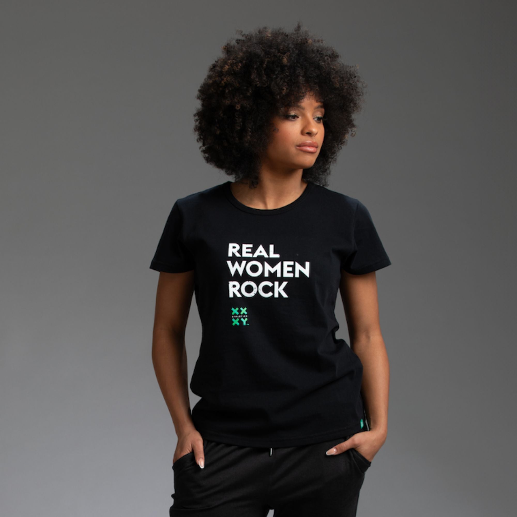 Real Girls Rock Tee: Real girls. Real athletes. | XX-XY Athletics